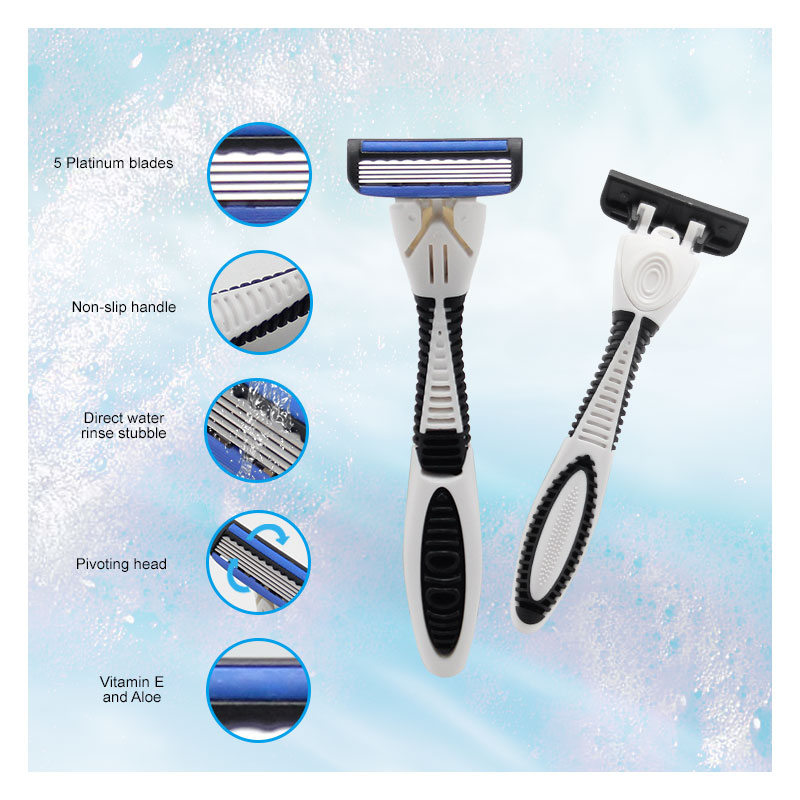 Stainless Steel Men Safe Blade Mens Disposable Razor - Horizon