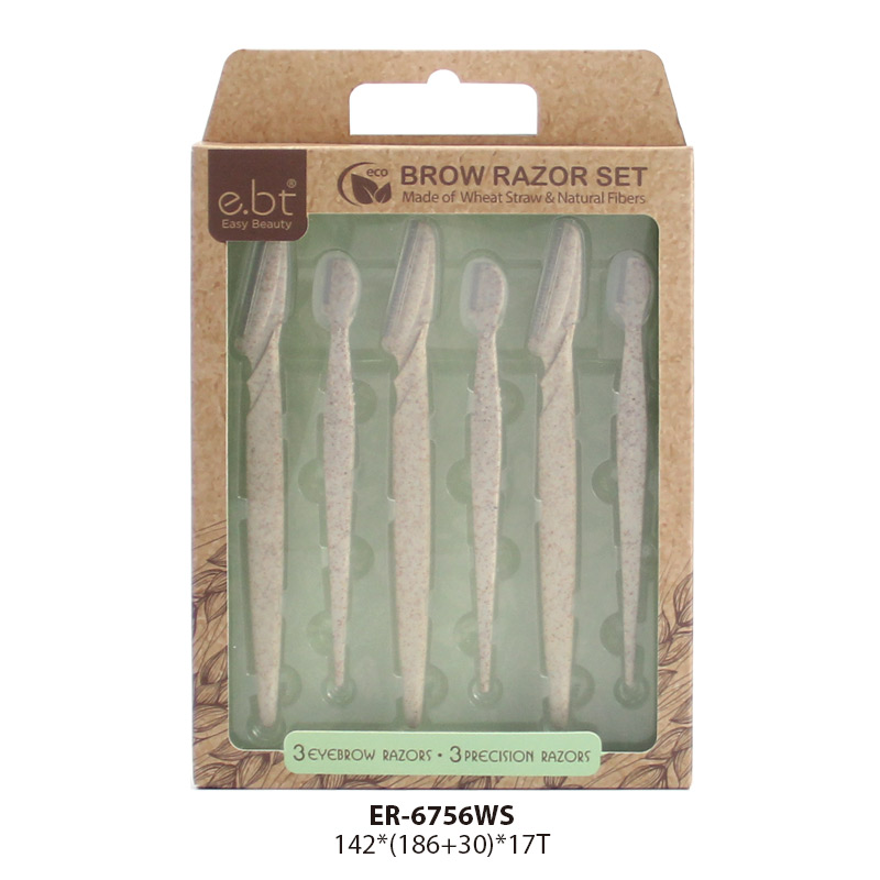 Wheat Straw Brow Razor Set | Horizon